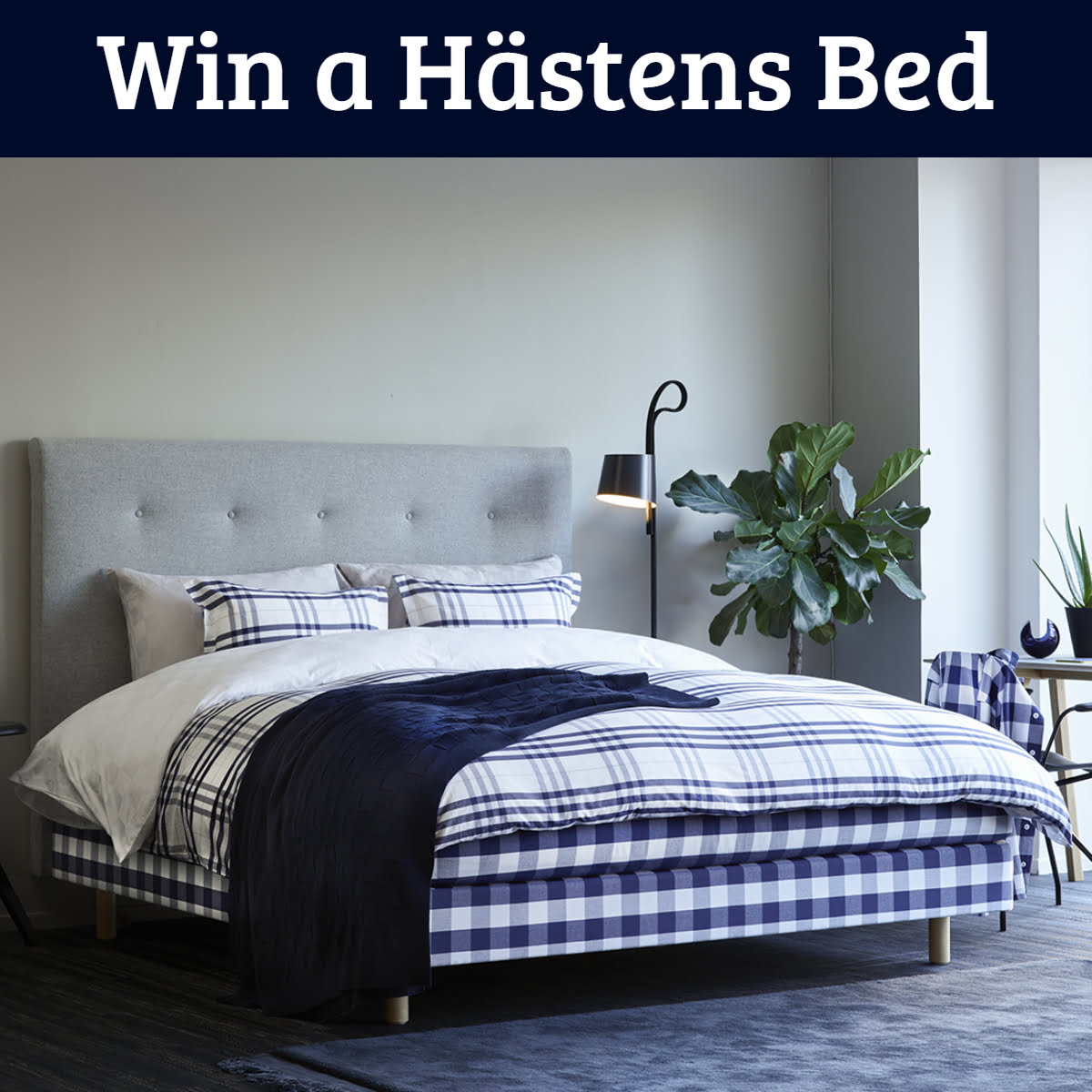 Win a Hästens Bed. A Hästens Luxuria Bed worth £8,480 could be yours.